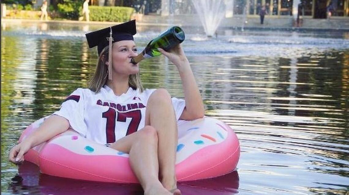 USC students are in the Thomas Cooper Library fountain again - this ...