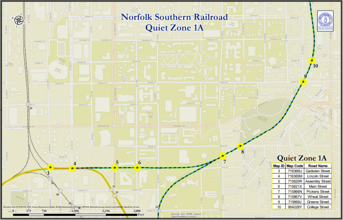 Columbia SC train quiet zones project slowly progresses | The State