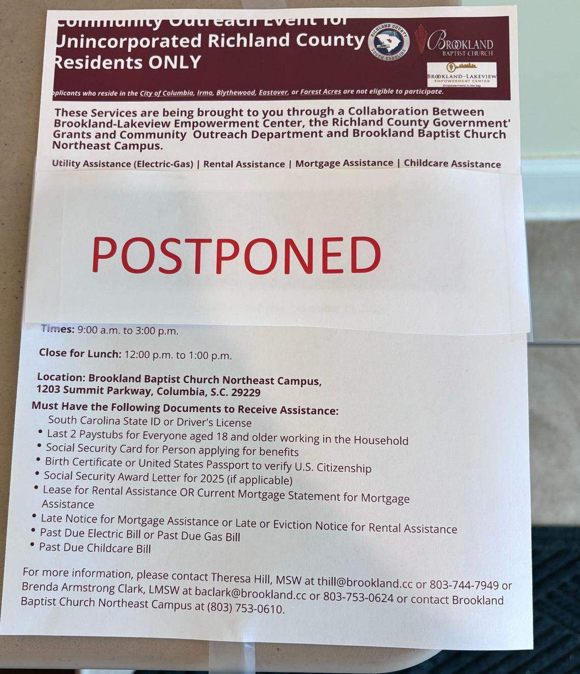 Dozens turned away from Richland Co. SC financial aid event | The State