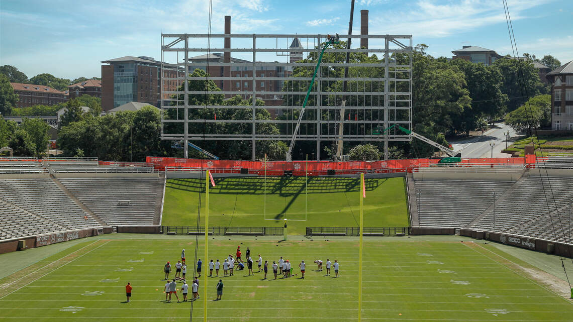 When will Clemson football new videoboard be finished? | The State