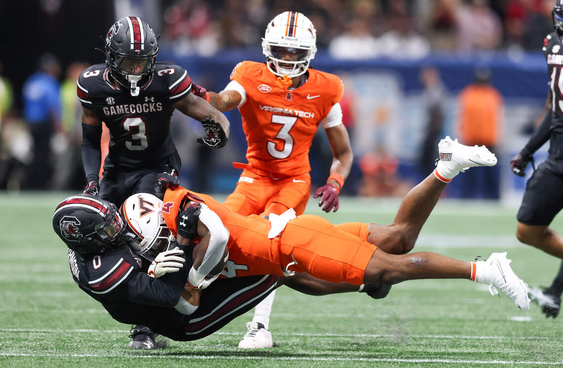 South Carolina football vs. Virginia Tech game score, recap | The State
