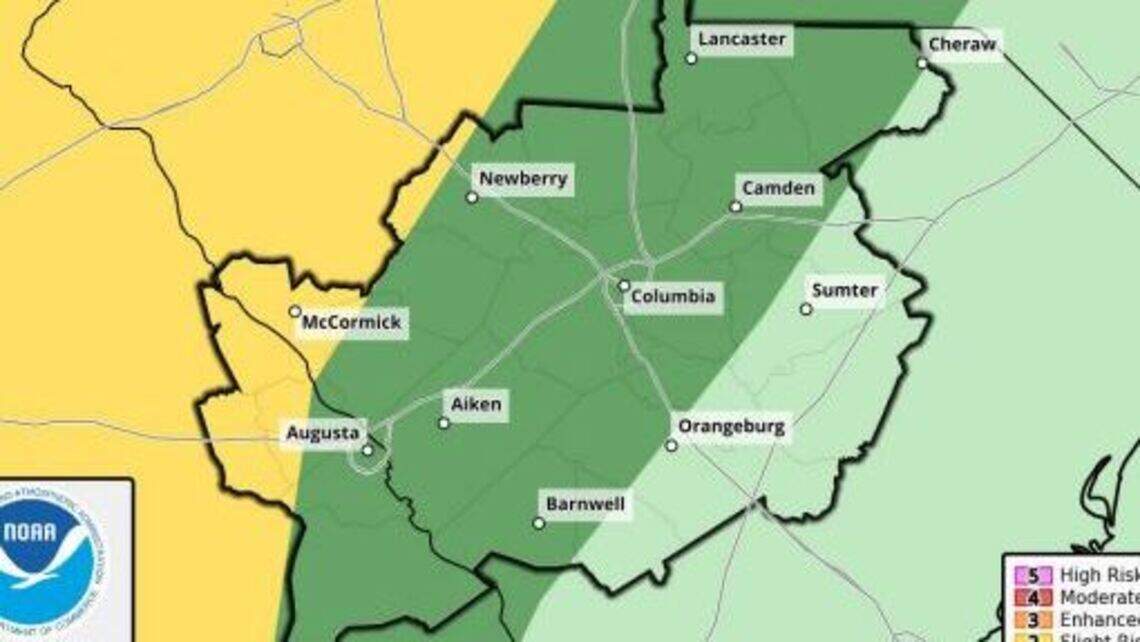 Strong wind, thunderstorms in forecast for Columbia, SC area | The State