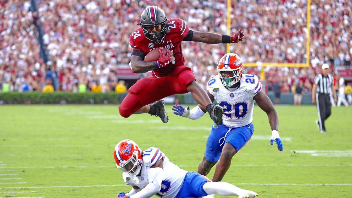 South Carolina football: Mario Anderson hurdles Florida | The State