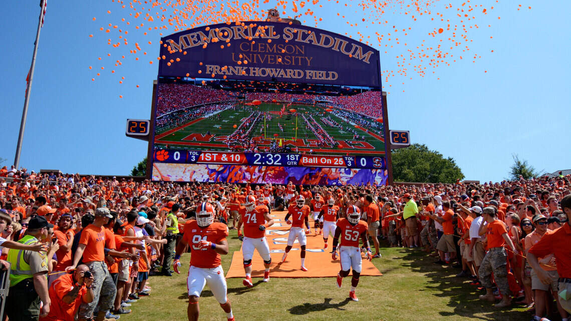 Clemson athletics released details for football stadium capacity for ...