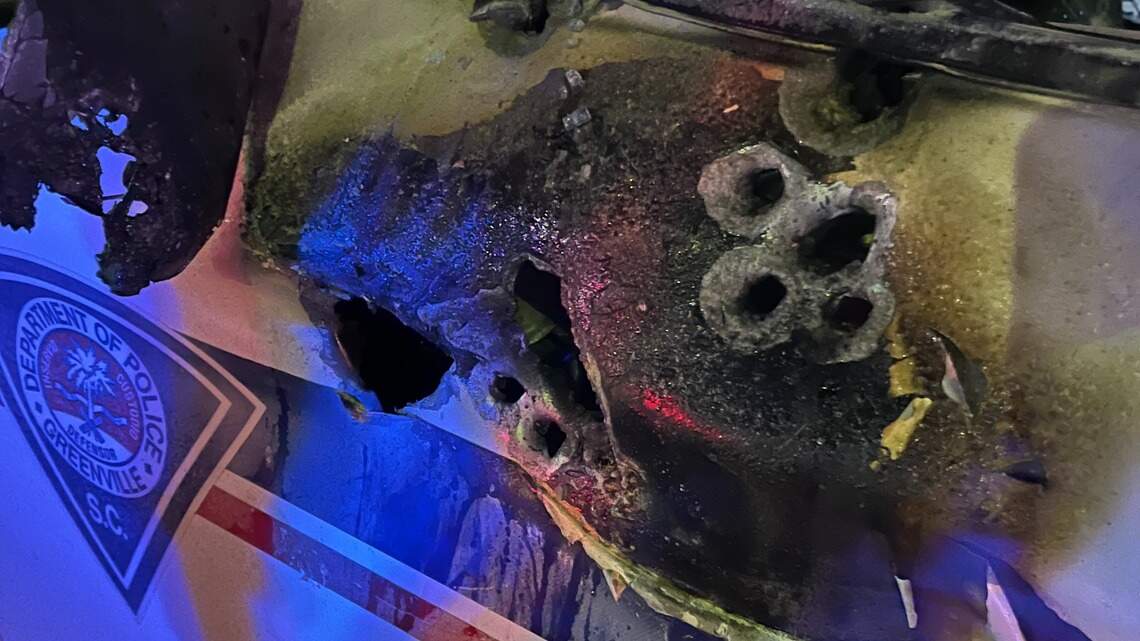 Greenville officer injured after incendiary device attack | Hilton Head ...